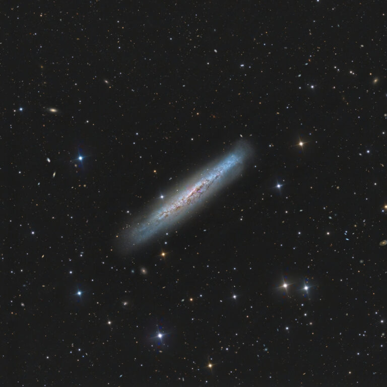 NGC 7090 – Through Light and Time