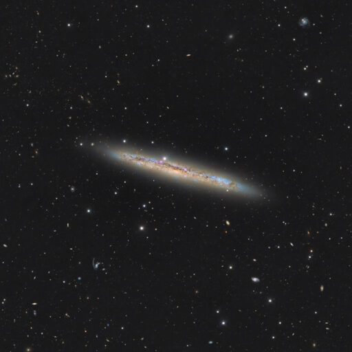 NGC 4437 – Through Light and Time