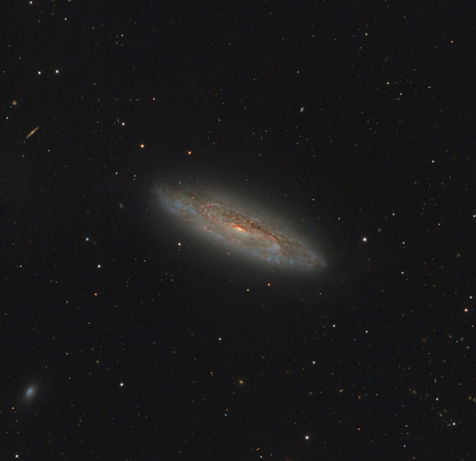 NGC 4527 – Through Light and Time