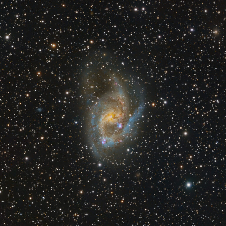 NGC 6221 – Through Light and Time