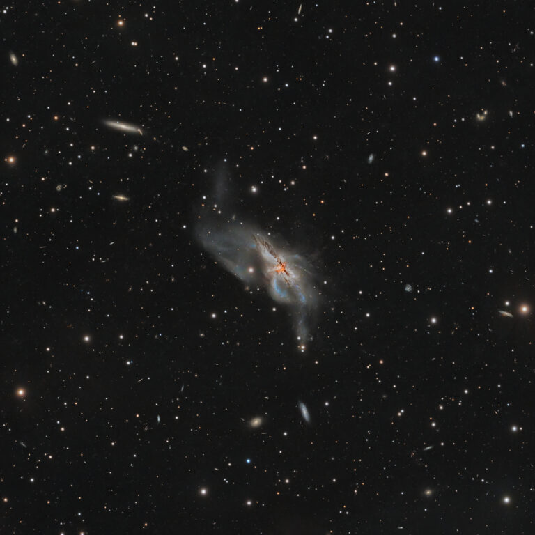 NGC 6240 – Through Light and Time