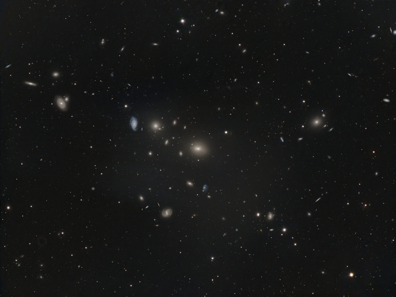 Abell 2731 Galaxy Cluster – Through Light and Time