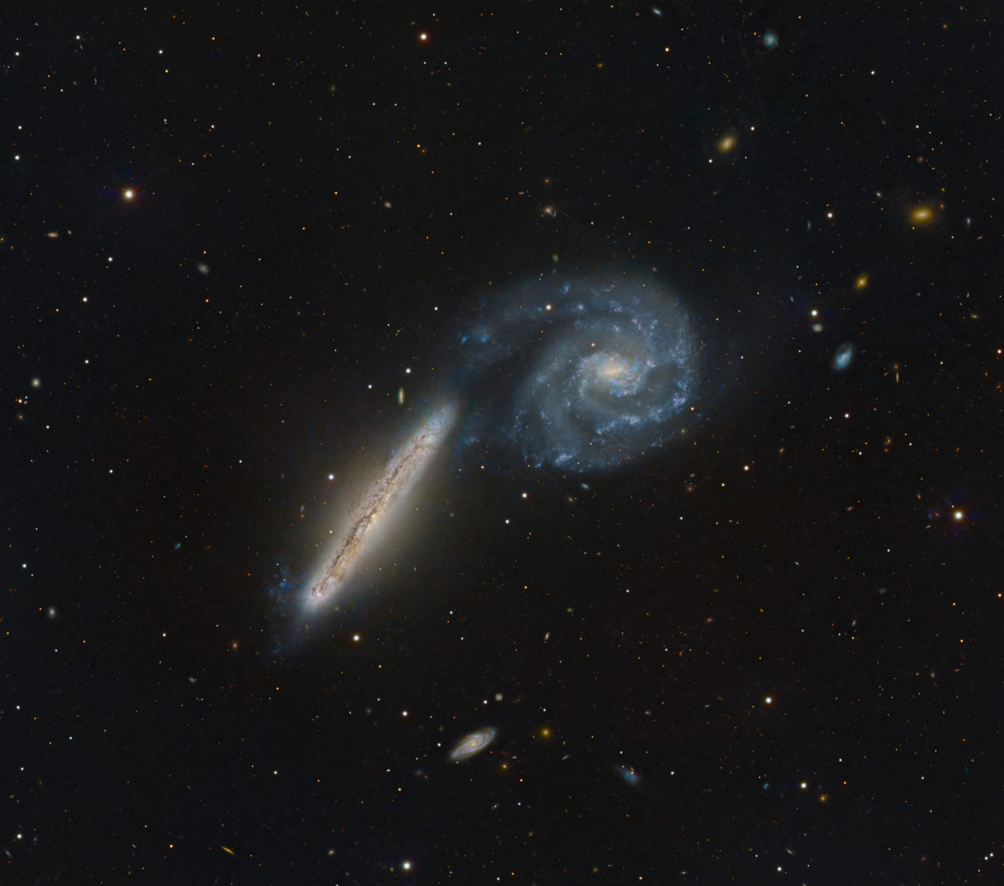 NGC 5774-5775 – Through Light and Time