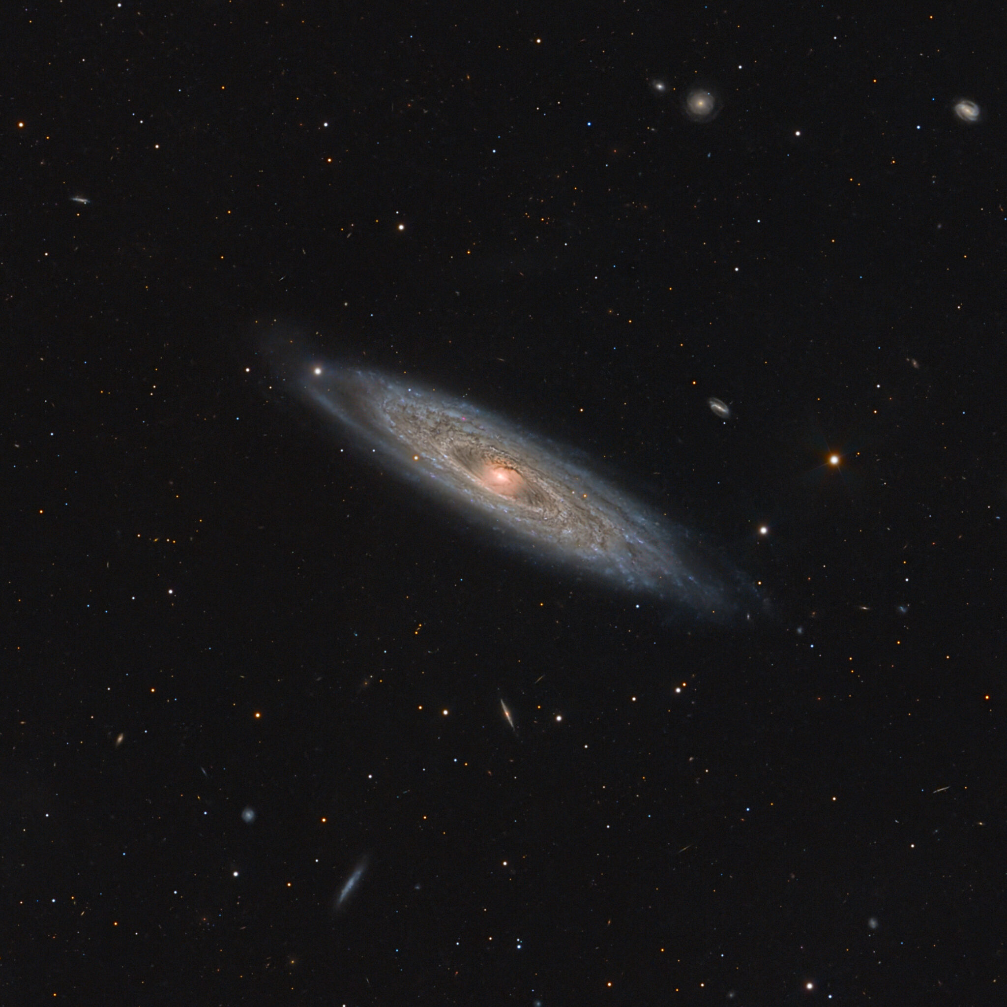 NGC 7184 – Through Light and Time