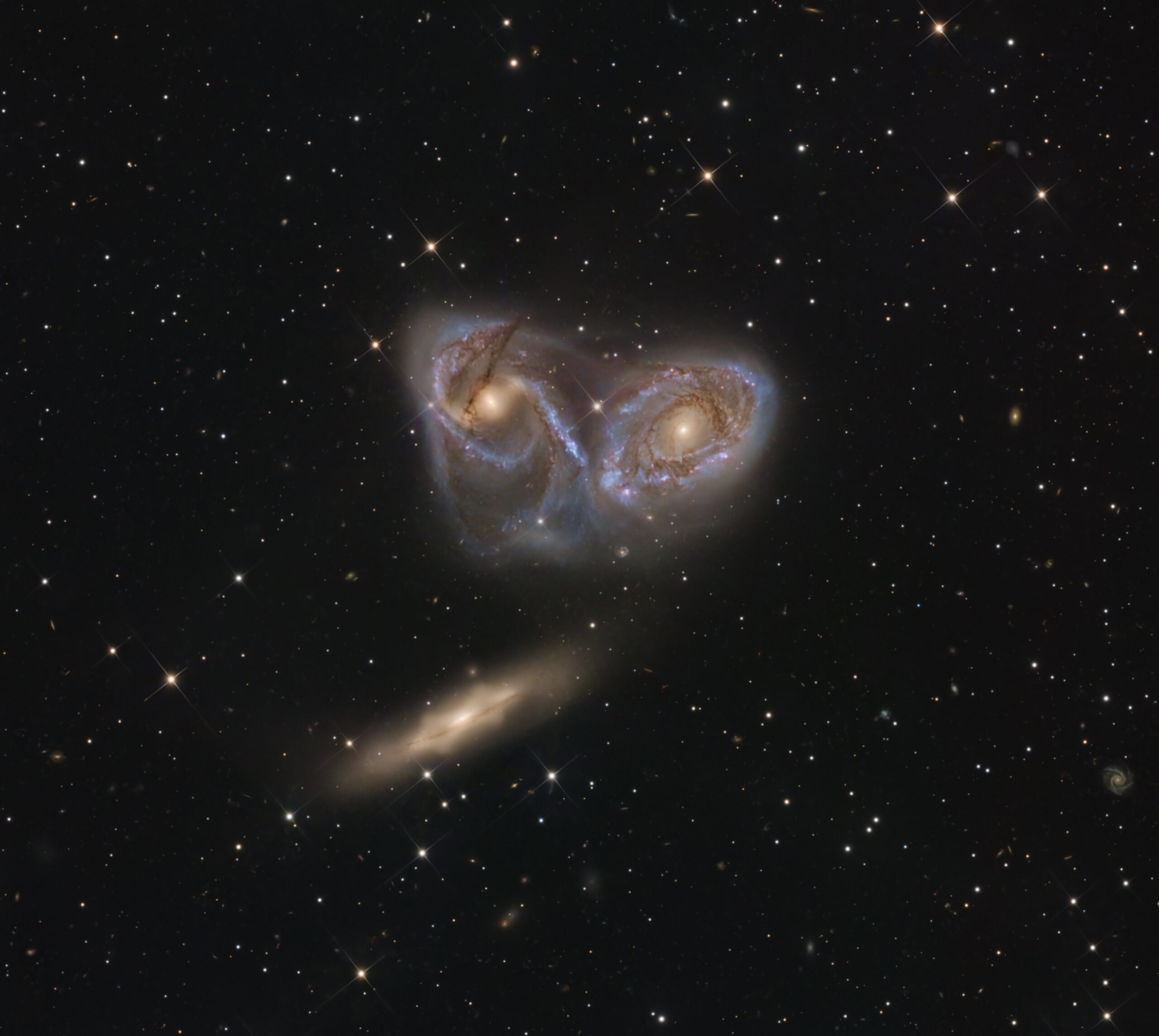 NGC 6769, 6770 and 6771 – Through Light and Time