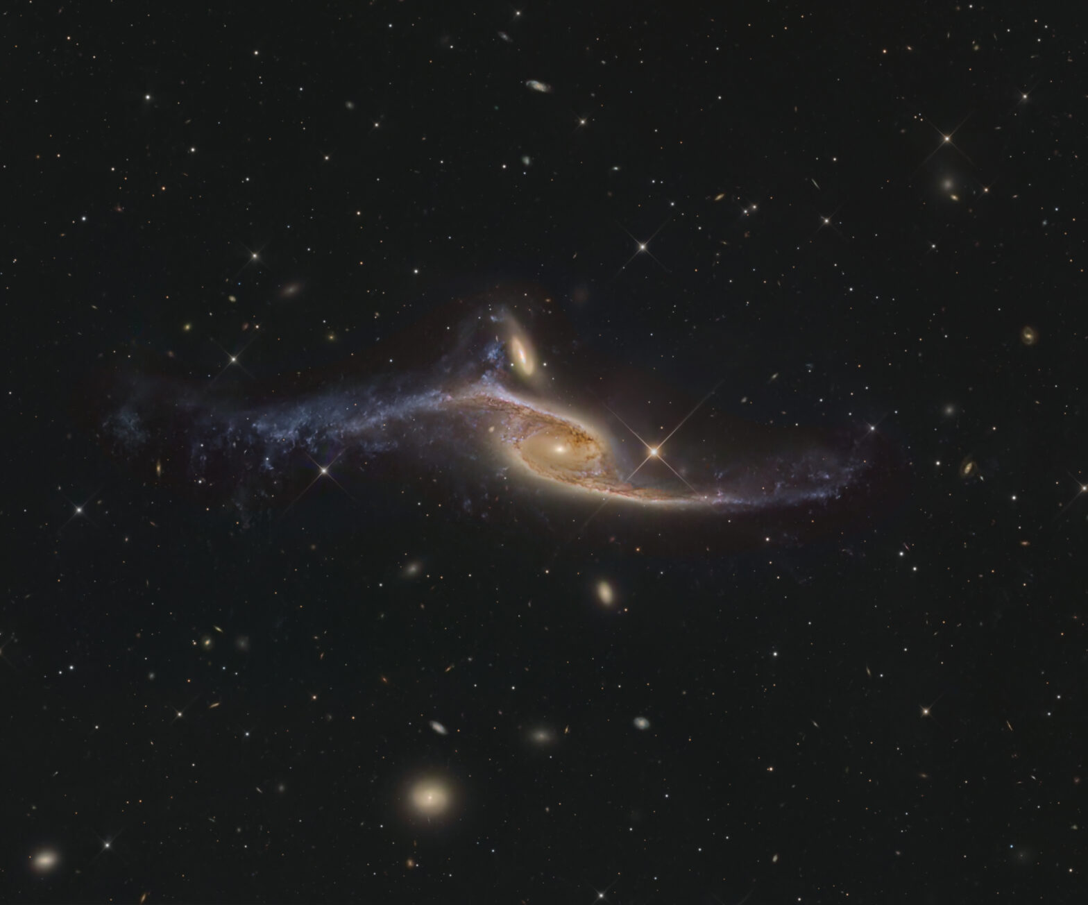 NGC 6872 – Through Light and Time