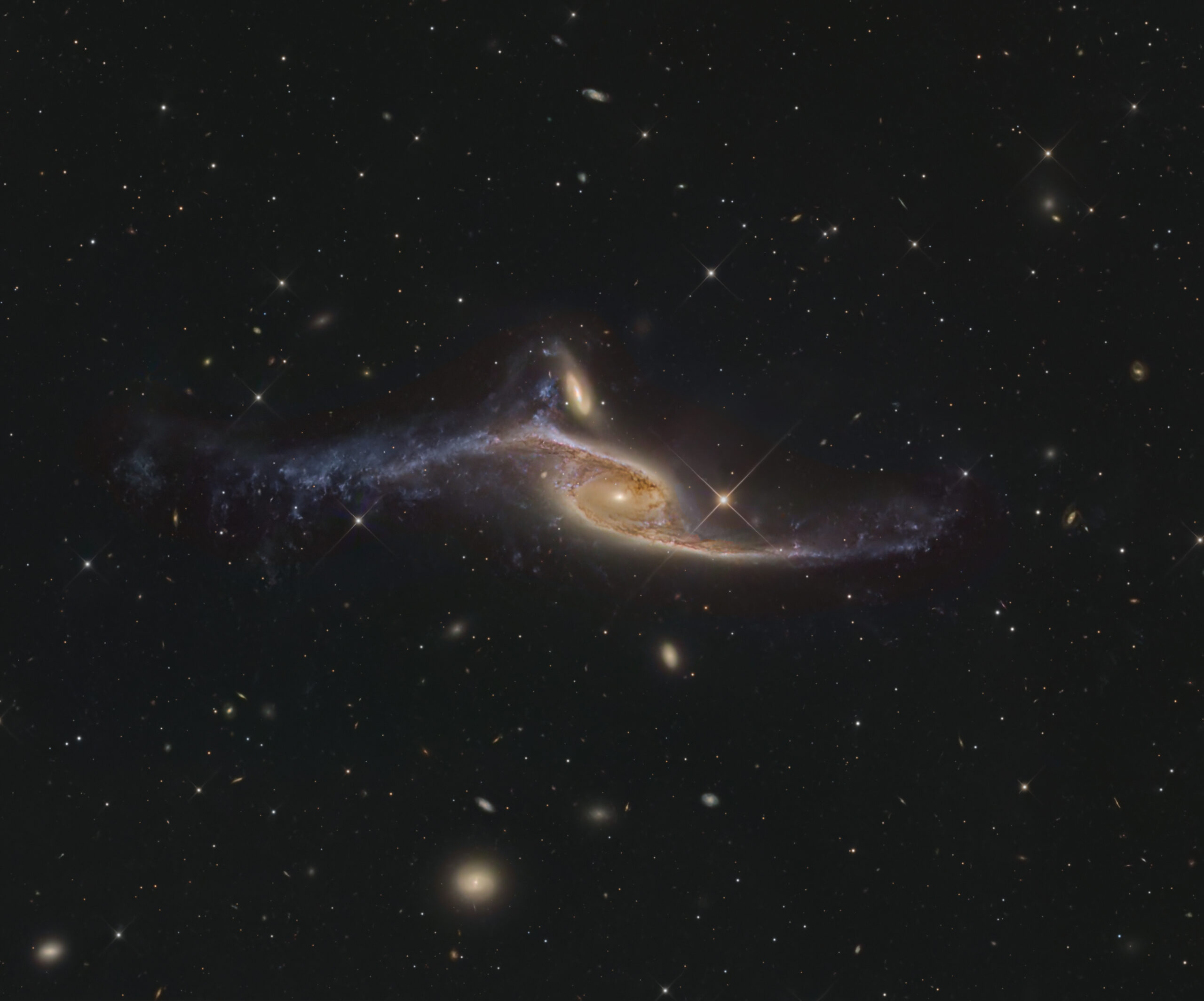NGC 6872 – Through Light and Time